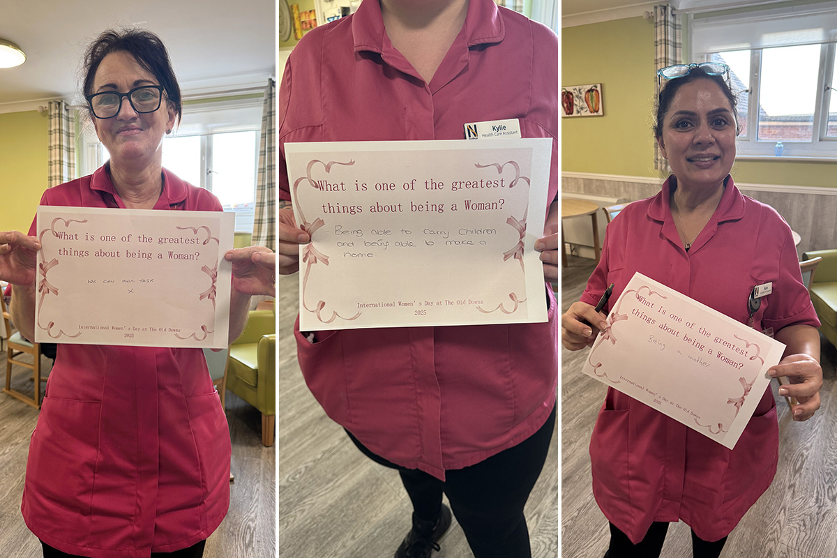 International Womens Day at The Old Downs Residential Care Home ...